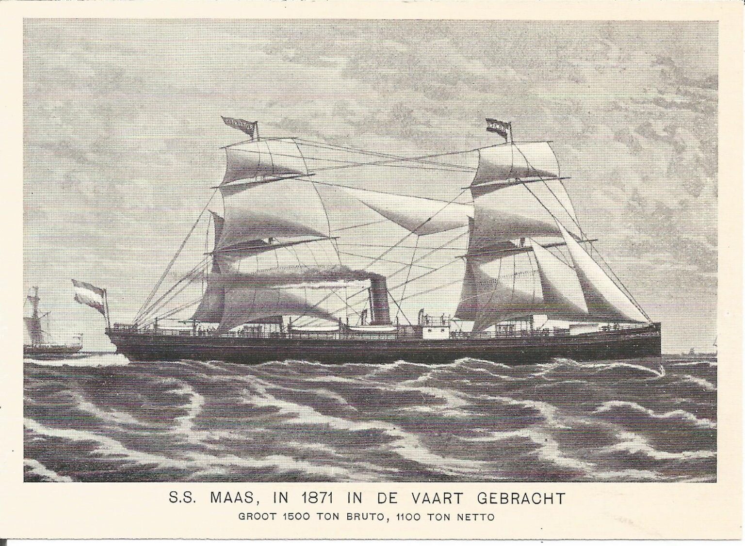 1872 Maas later Maasdam (I) – – Captain Albert's Website and Blog